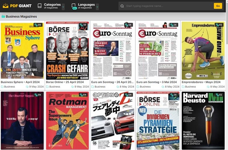 Free Magazine PDF Download Sites for Digital Readers